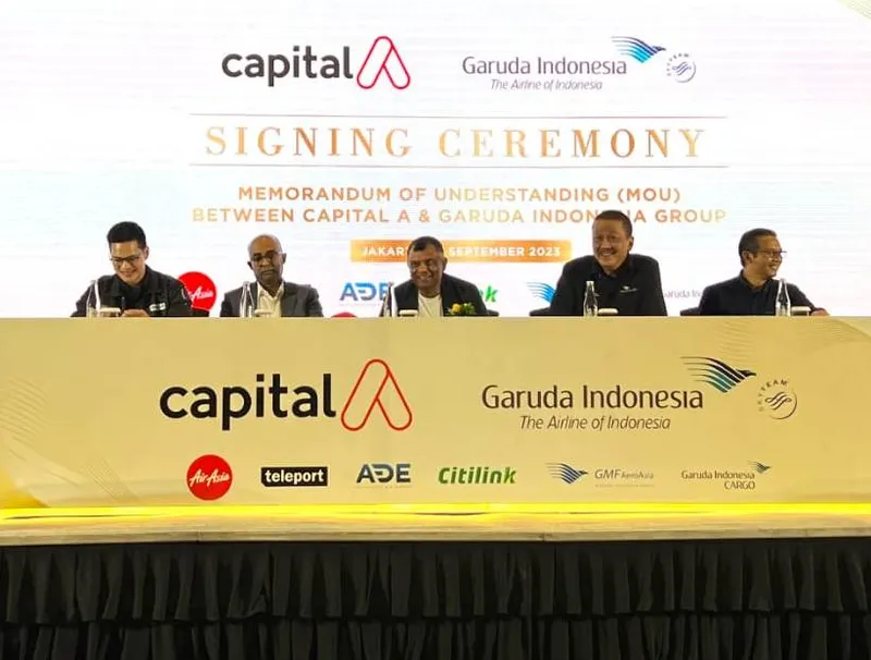 Capital A dan Garuda Group Kolaborasi Layanan Komersial dan Logistik di ...