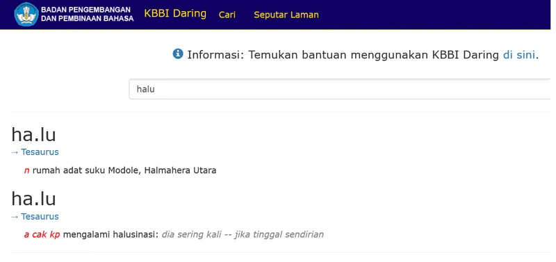 1.323 Kosa Kata Baru Masuk KBBI pada Pemutakhiran April 2023. Ada Dracin dan Halu