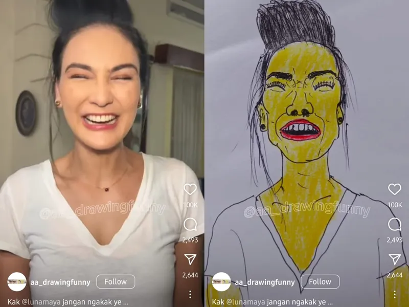 Viral dengan Karikatur Jelek, Ini Sosok AA Drawing