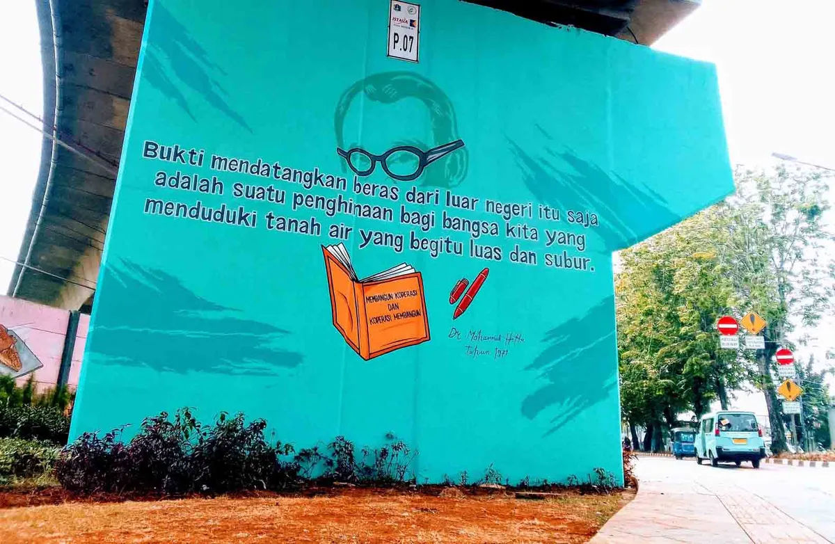 Mural Teks Ketahanan Pangan