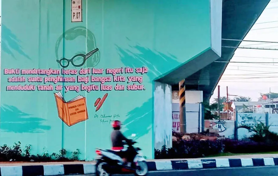 Mural Teks Ketahanan Pangan